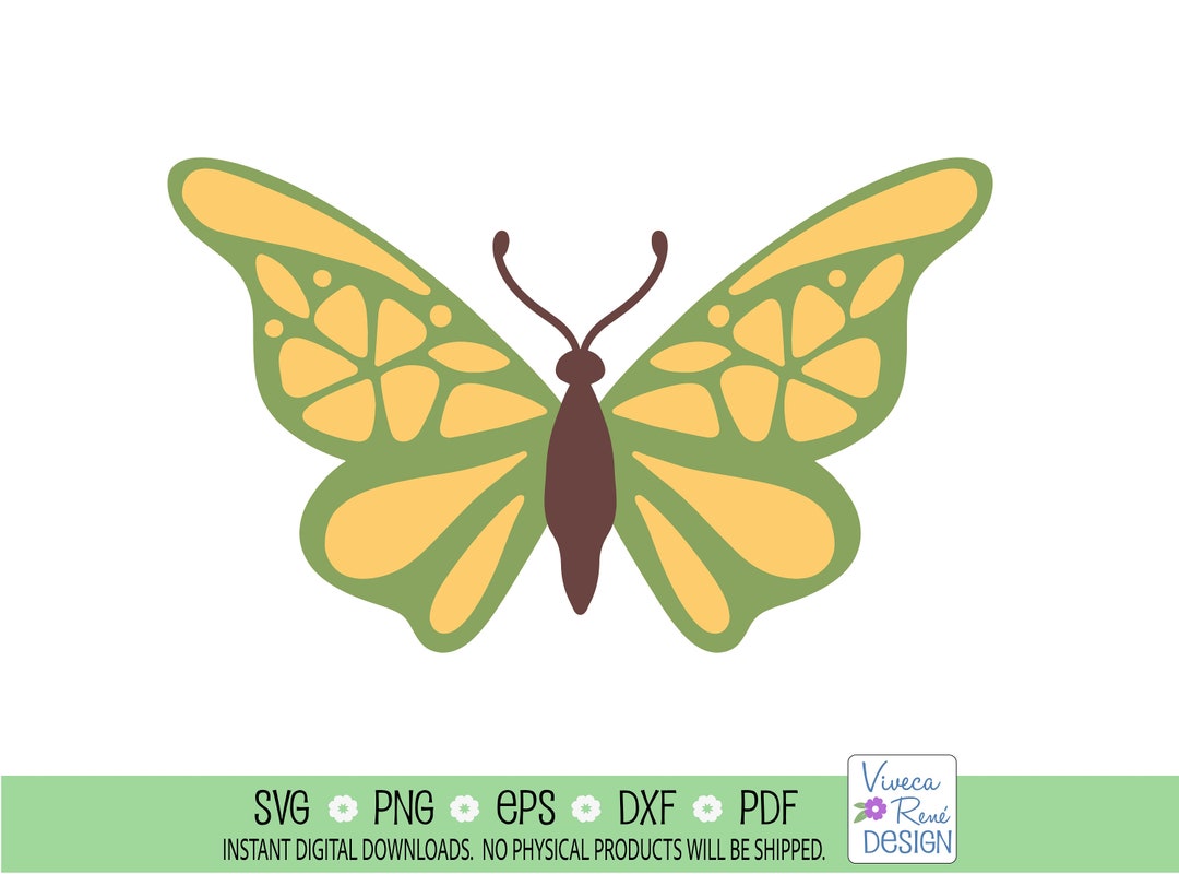 Layered Butterfly SVG: Spring Cut File (digital Download) - Etsy
