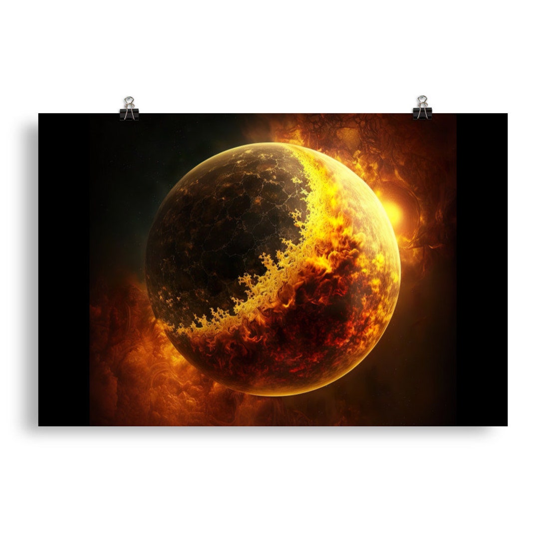 Poster the Sun in 5 Billion Years - Etsy