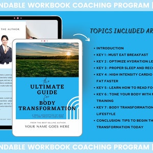 Ultimate Guide for Body Transformation Done for You Workbook 7 Key Body ...