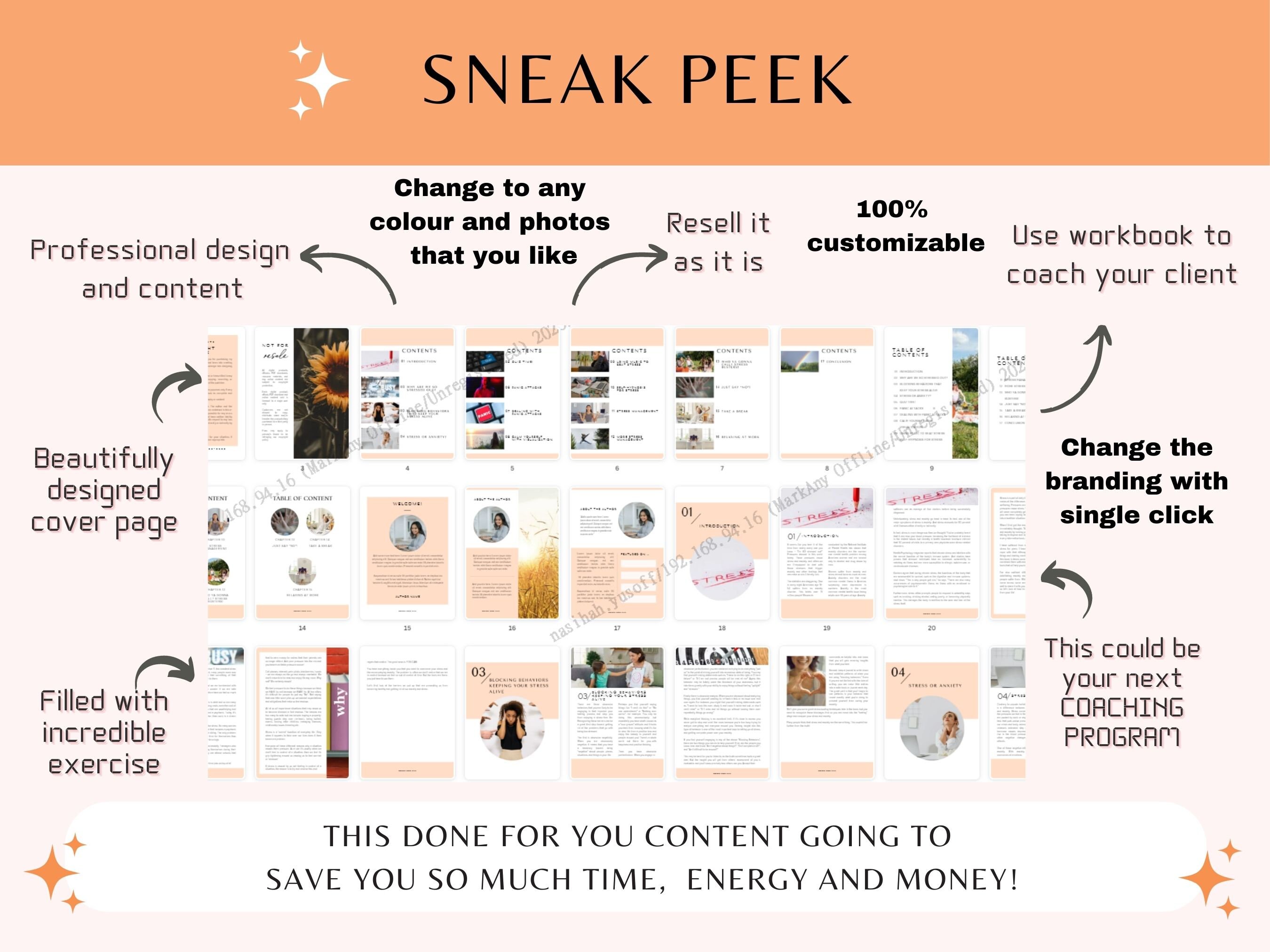 Stress Less, Live More Done for You Coaching Program Eliminate Stress ...