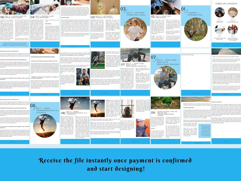 Ultimate Guide for Body Transformation Done for You Workbook 7 Key Body ...