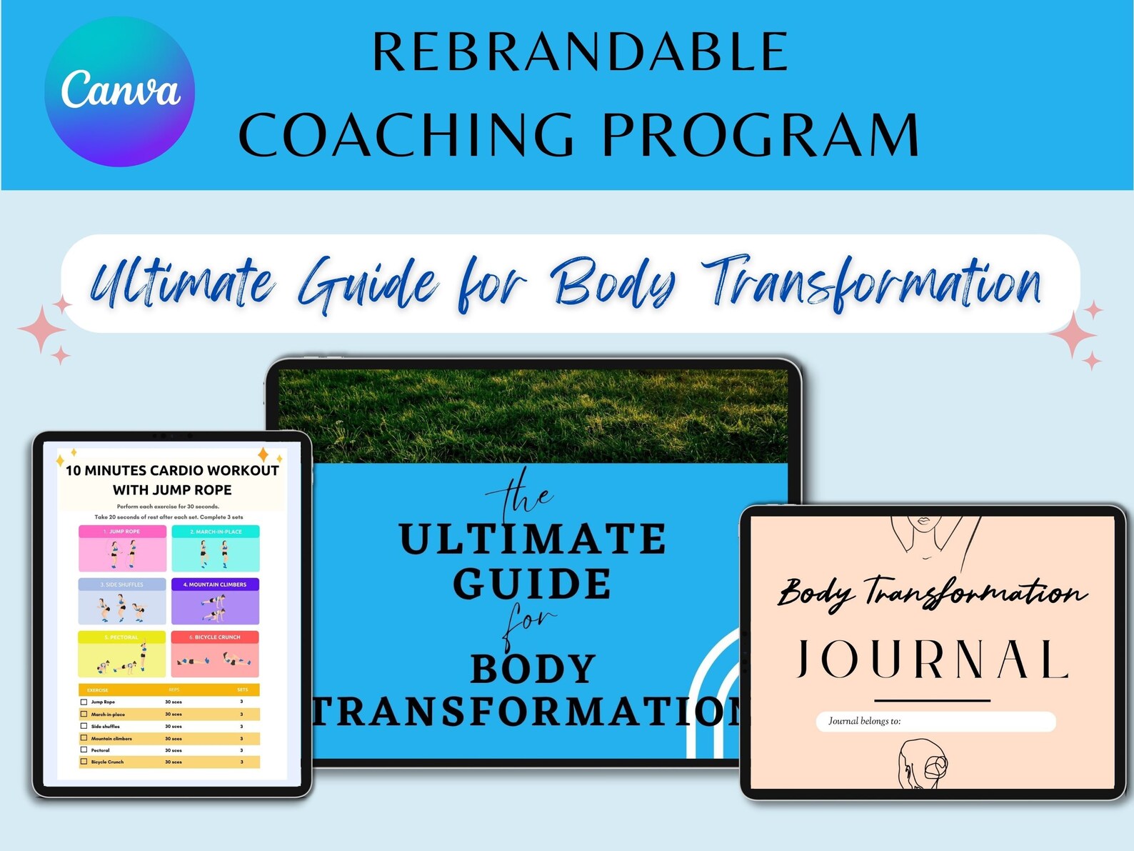 Ultimate Guide for Body Transformation Done for You Workbook - Etsy