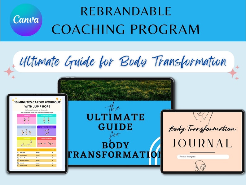 Ultimate Guide for Body Transformation Done for You Workbook - Etsy