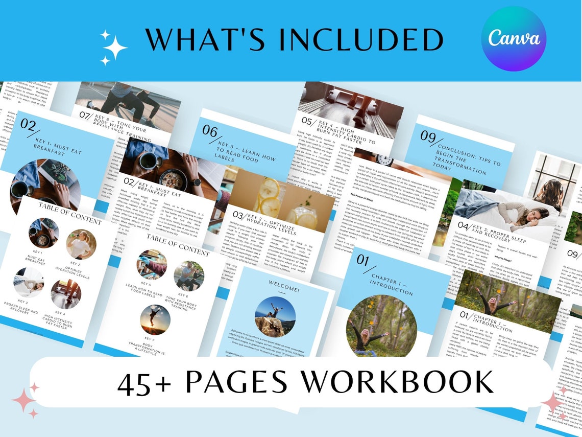 Ultimate Guide for Body Transformation Done for You Workbook - Etsy