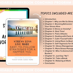 Stress Less, Live More Done for You Coaching Program Eliminate Stress ...