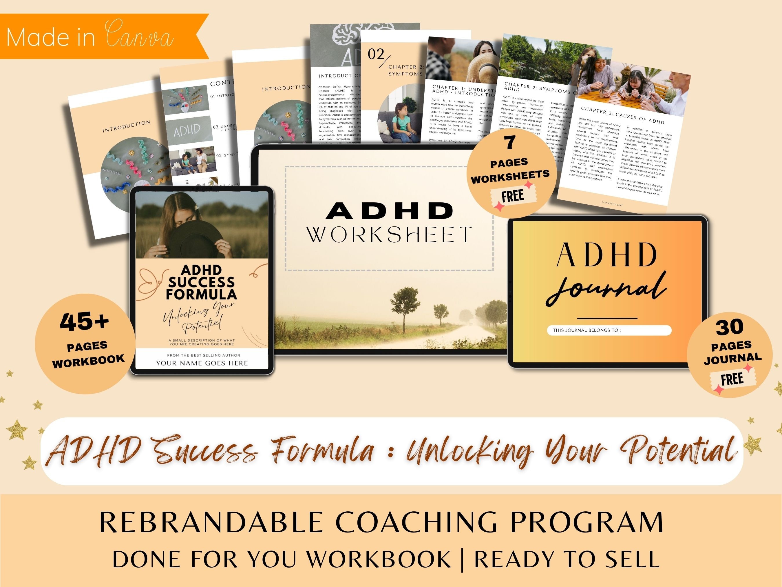 ADHD Success Formula Done for You Ebook Guide for ADHD Coach Life Coach ...