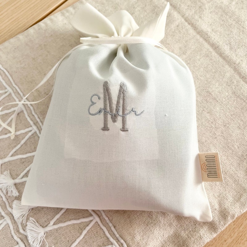 Linen Drawstring Bag - Etsy