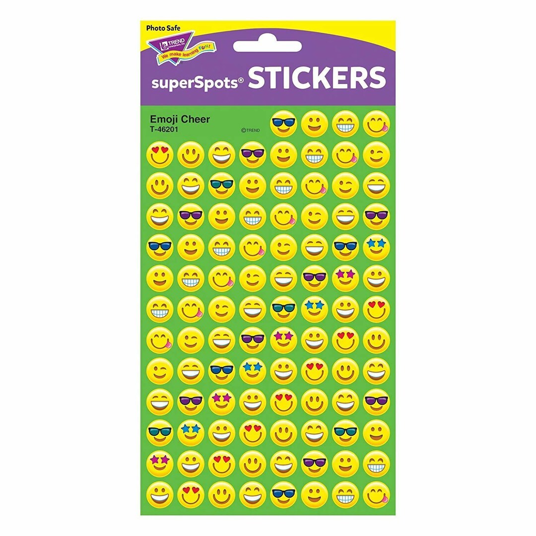 Emoji Cheer Reward Stickers - Great for Card Making - Reward Charts ...