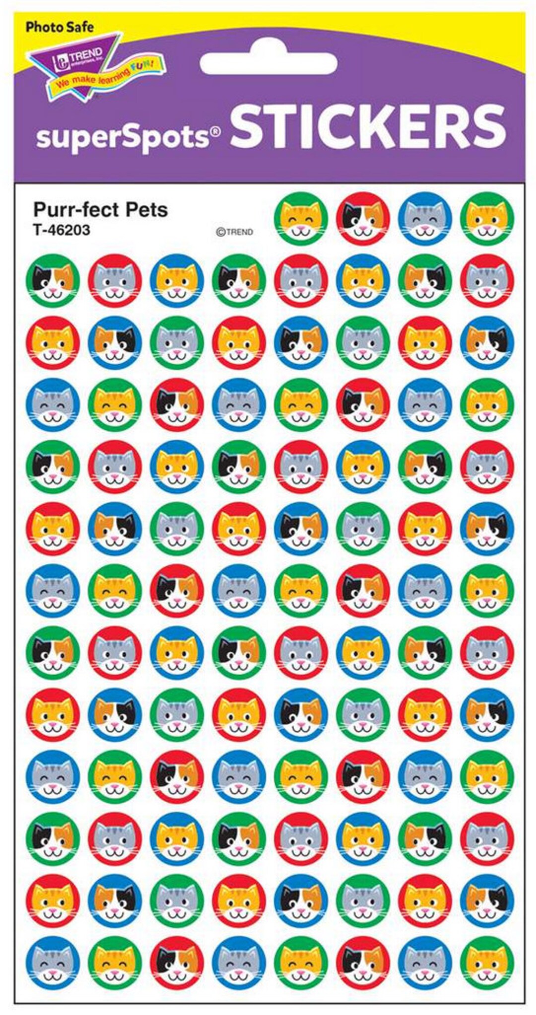 Purrfect Pets Cats Reward Stickers Great for Card Making Reward Charts ...