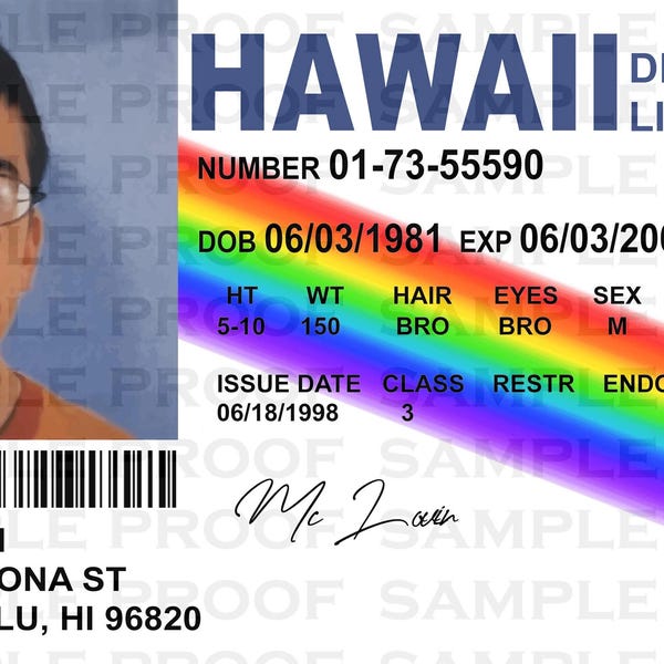 Mclovin Id Card - Etsy