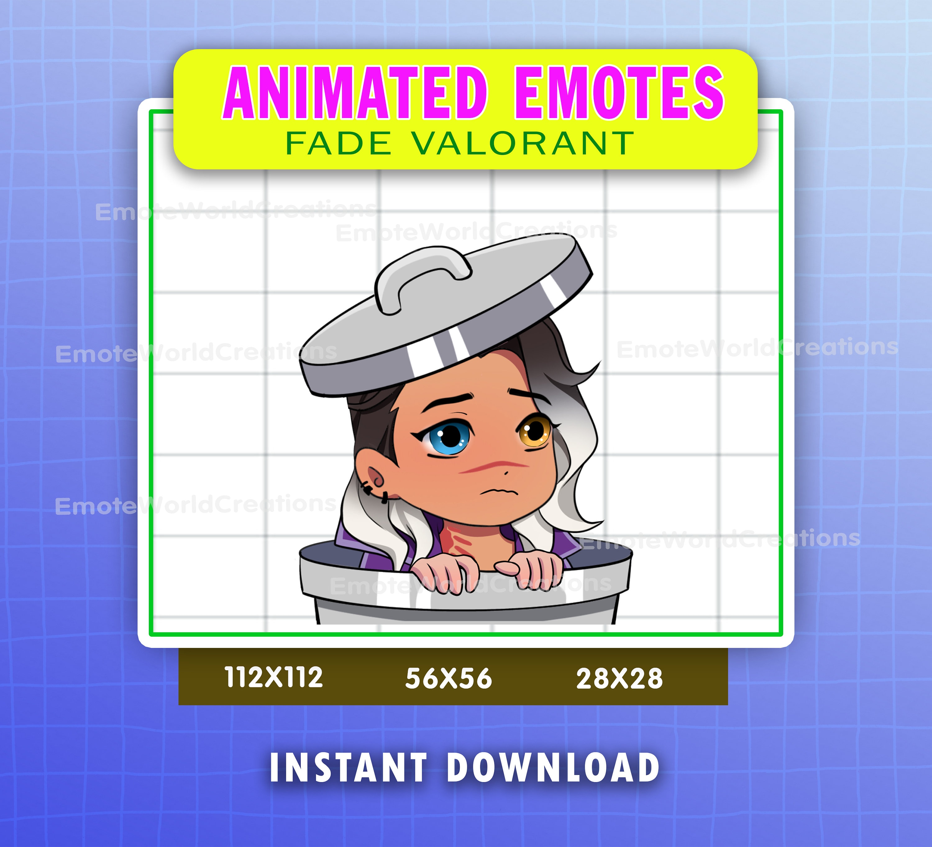ANIMATED Fade Valorant Emote for Twitch or Discord Streamers, Valorant ...