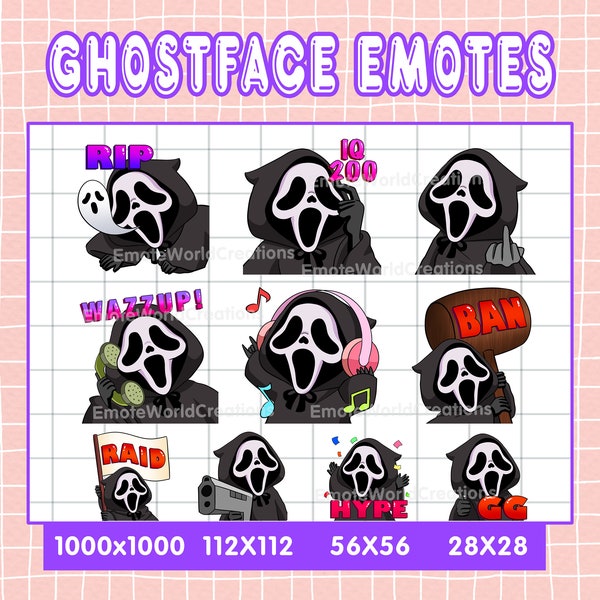 Ghostface Mask - Etsy