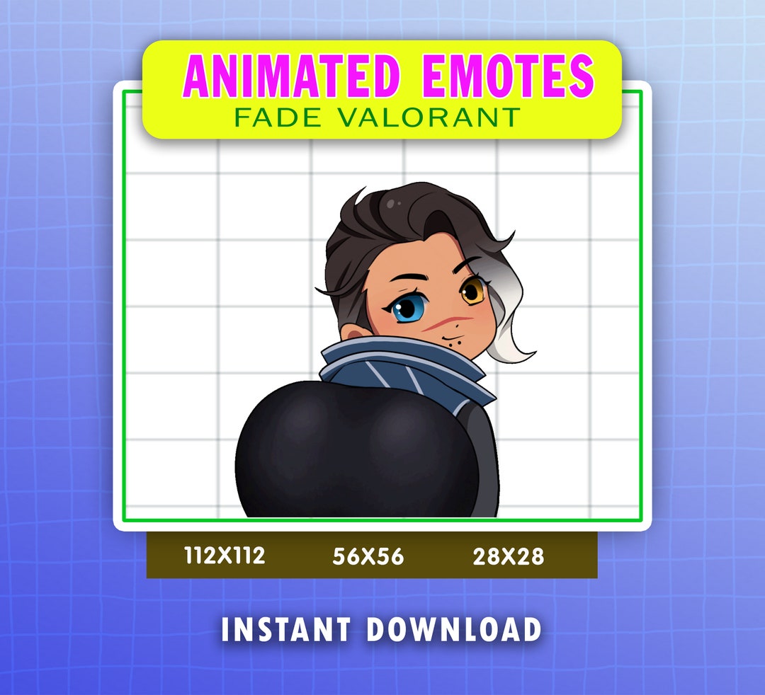 ANIMATED Fade Valorant Emote for Twitch or Discord Streamers, Valorant ...
