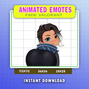 ANIMATED Fade Valorant Emote for Twitch or Discord Streamers, Valorant ...