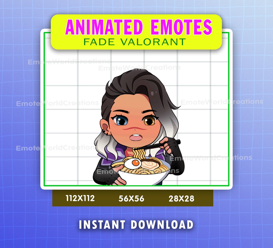 ANIMATED Fade Valorant Emote for Twitch or Discord Streamers, Valorant ...