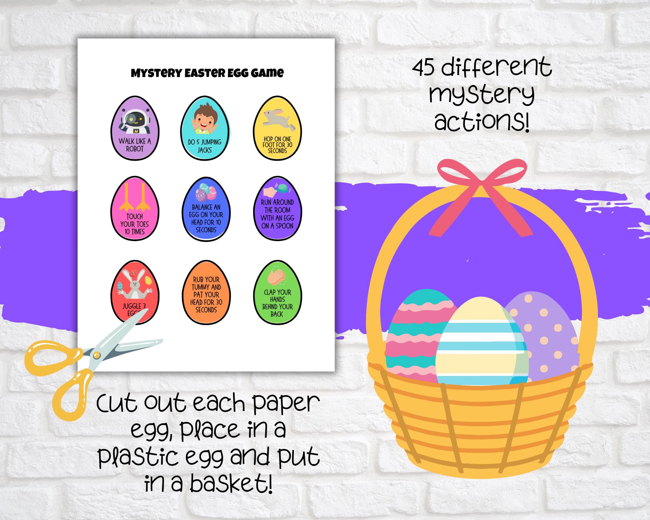 Easter Mystery Egg Game, Sunday School Activity, Kids Church Easter ...