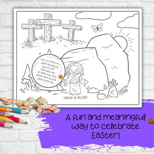 Easter Empty Tomb Craft, Sunday School Activity, Kids Church, Holy Week ...