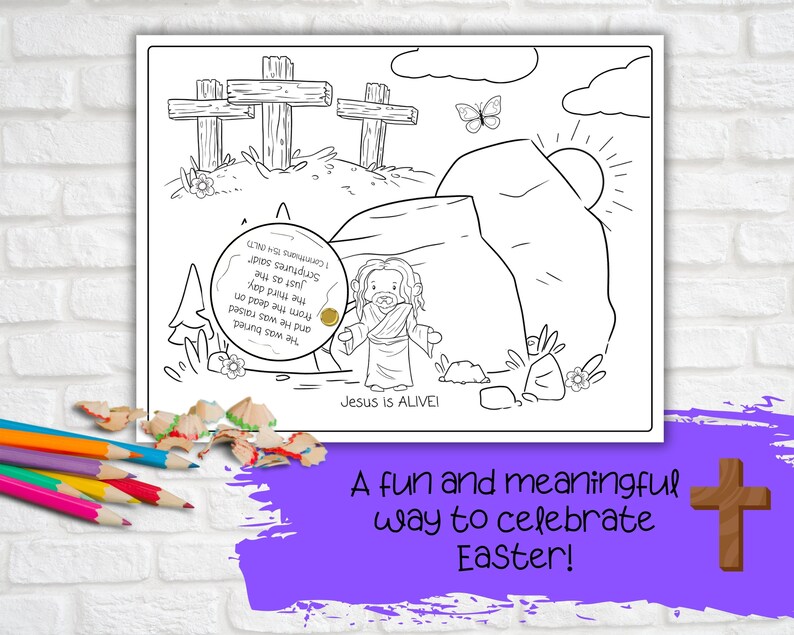 Easter Empty Tomb Craft, Sunday School Activity, Kids Church, Holy Week ...