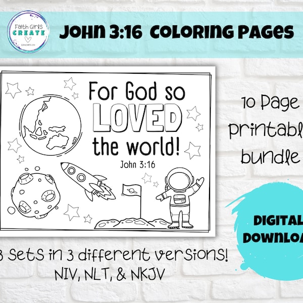 John 3 16 - Etsy