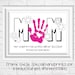 Mother's Day Bible Verse Handprint Bundle, Printable Mother's Day Craft ...