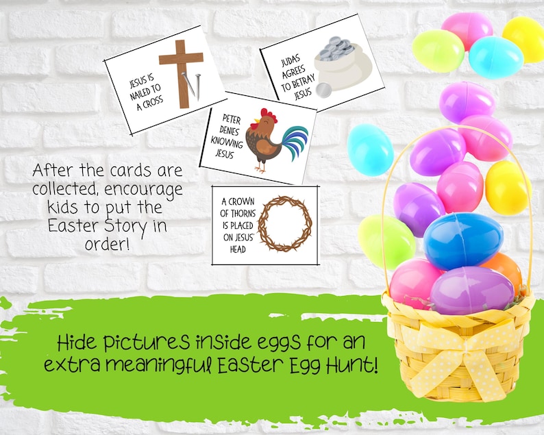 Easter Story Scavenger Hunt, Sunday School Activity, Kids Church, Holy ...