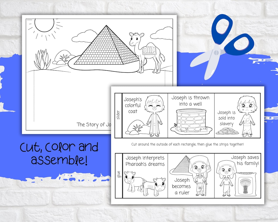 Joseph Story Strip Bundle, Three Crafts Included, Jospeh Thrown in Well ...