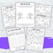 Printable Bible Verse Easter Activity Pages, Easter Games, Sunday ...