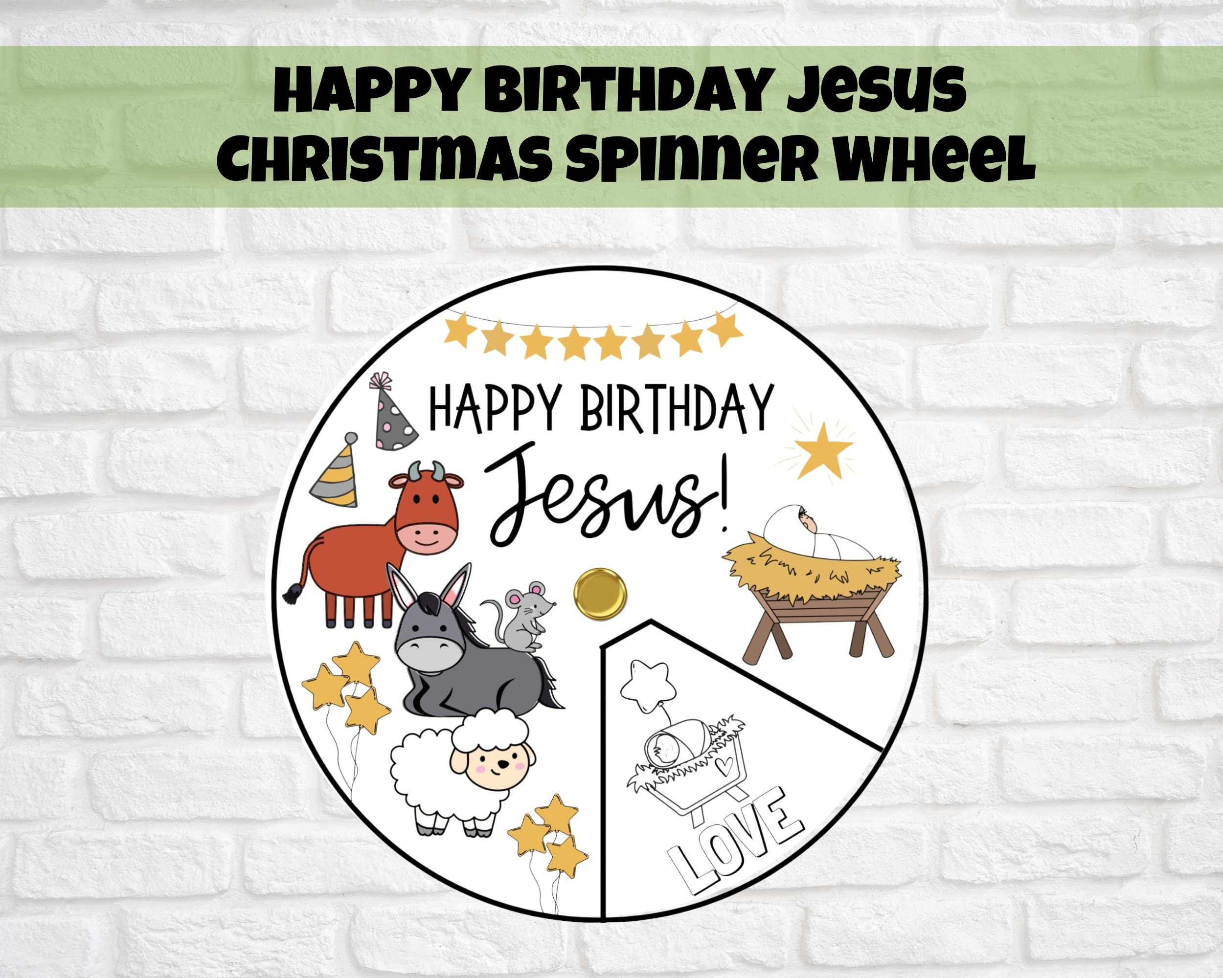 Happy Birthday Jesus Printable Cards Jesus Birthday Card Etsy UK