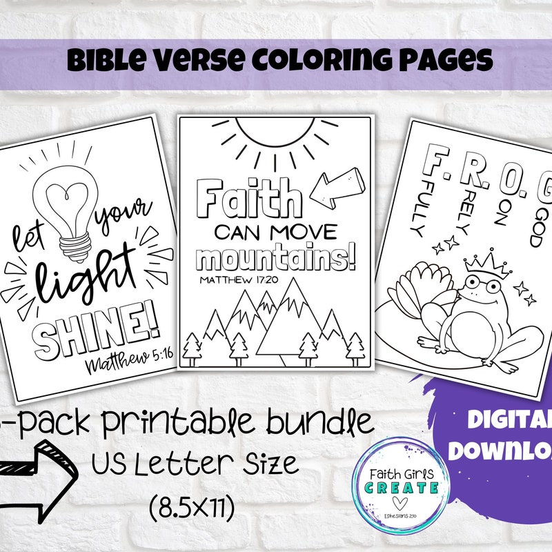 Matthew 5 Coloring Pages - Etsy