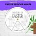 Easter Story Spinner Color Wheel, Sunday School Activity, Kids Church ...