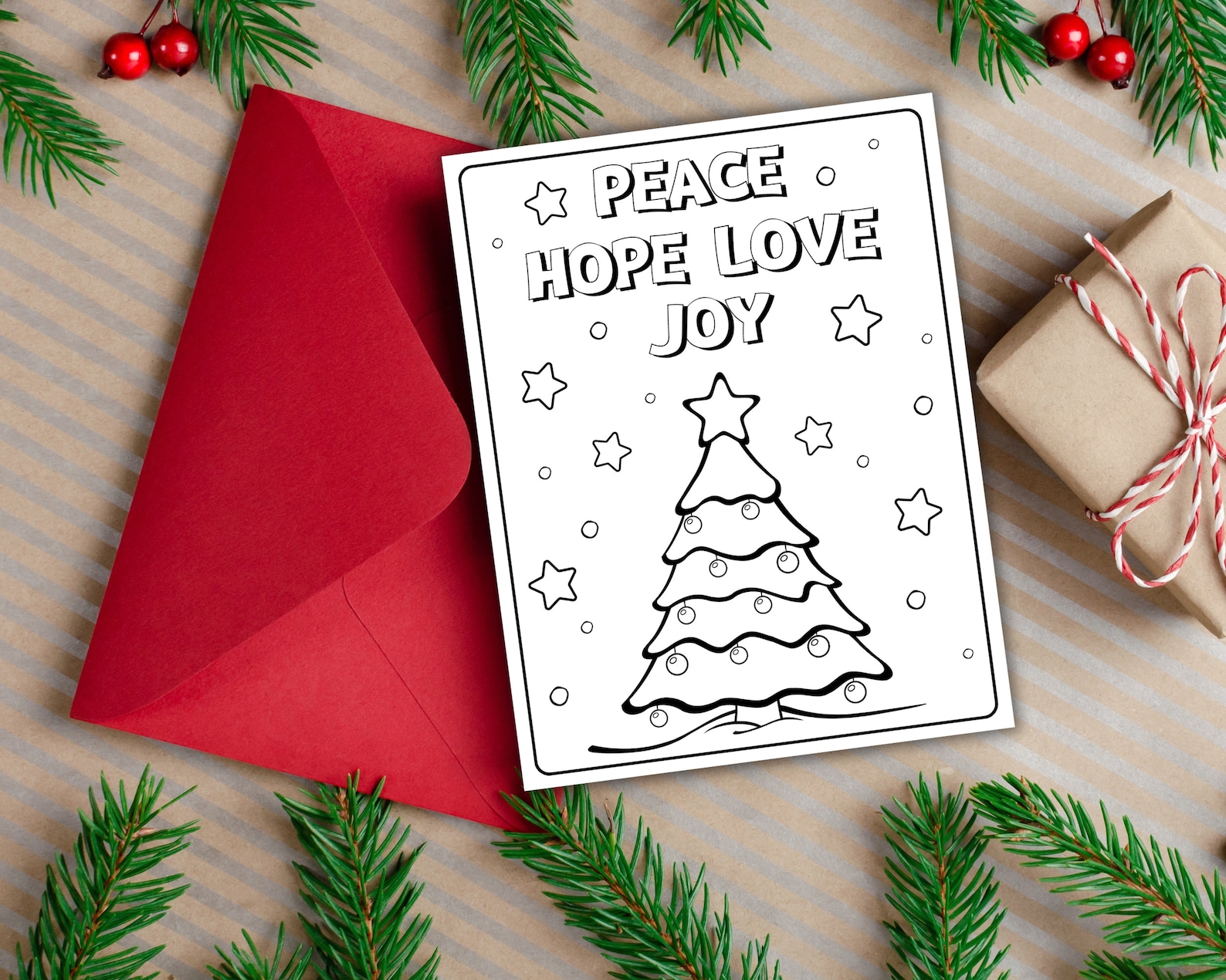 Kids Printable Christmas Cards to Colour, Set of 8, Sunday School ...