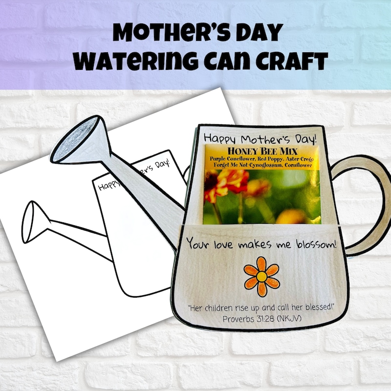 Mothers Day Seed Craft - Etsy