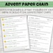 Names of Jesus Advent Paper Chain Activity & Devotional, 24 Names of ...
