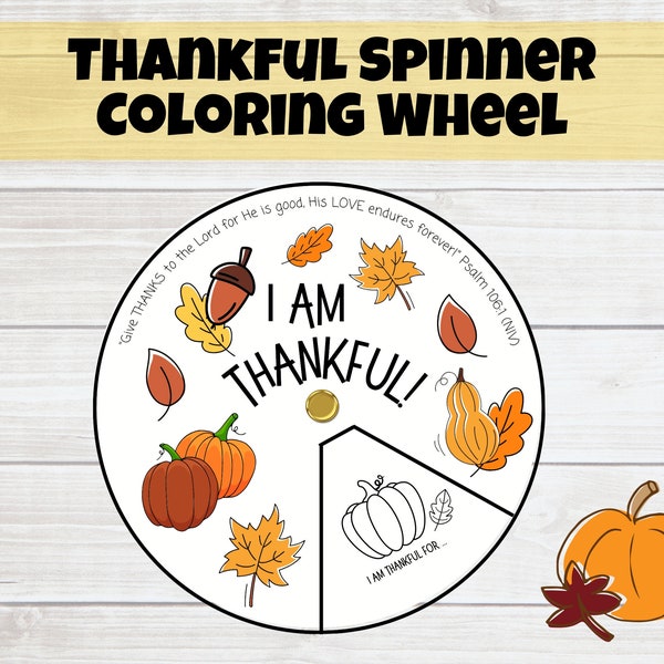 Gratitude Wheel - Etsy