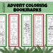 Kids Printable Advent Coloring Bookmarks, Christmas Sunday School ...