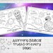 Space Themed Bible Verse Coloring Set of 10, Printable Sunday School ...