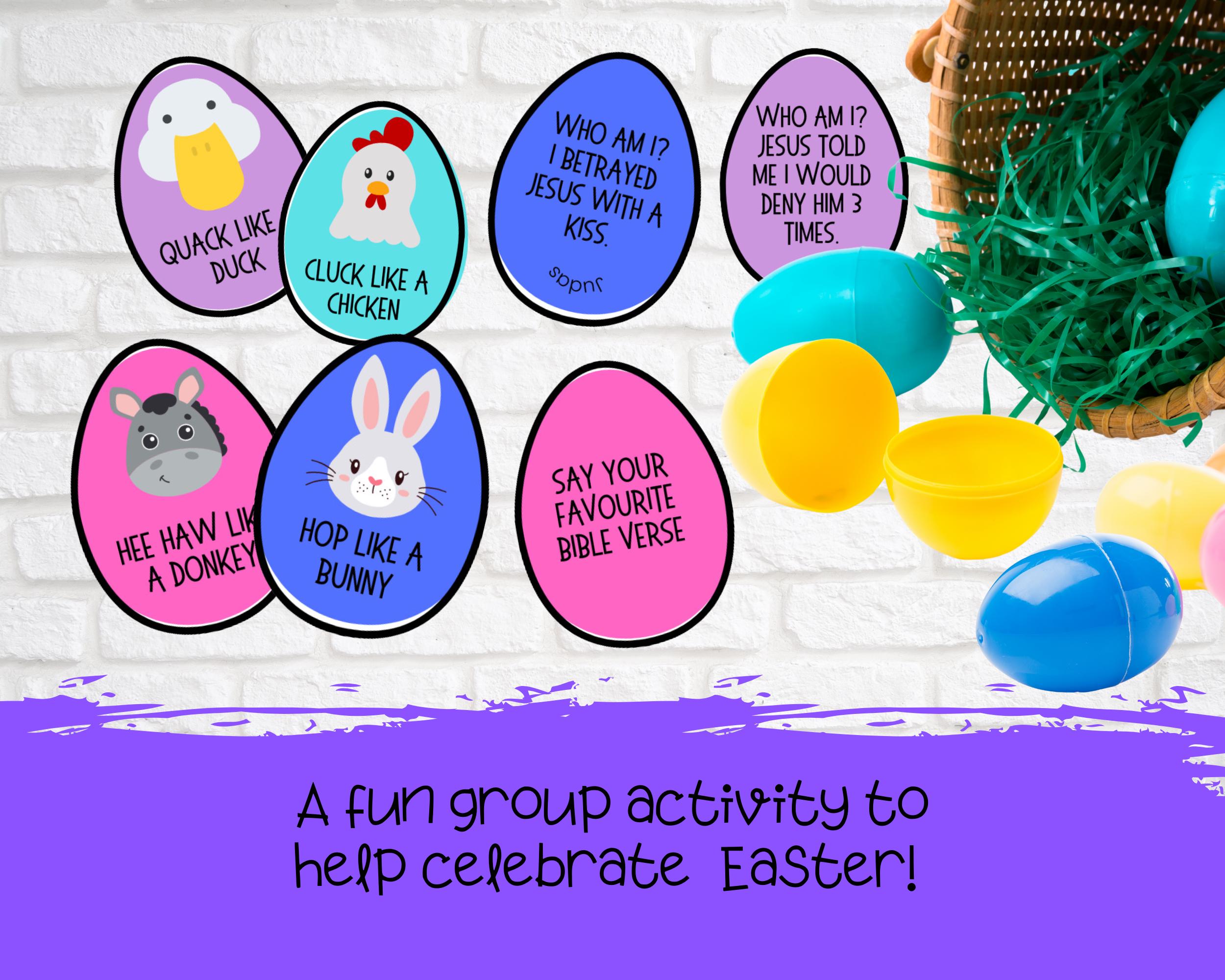 Easter Mystery Egg Game, Sunday School Activity, Kids Church Easter ...