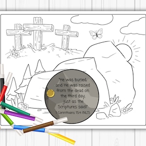 Easter Empty Tomb Craft, Sunday School Activity, Kids Church, Holy Week ...