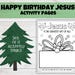 Happy Birthday Jesus Activity Pages, Set of 12 Fun and Creative ...