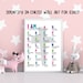 ABC Affirmations Identity in Christ Wall Art for Girls, Bible Verse ...