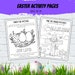 Printable Bible Verse Easter Activity Pages, Easter Games, Sunday ...