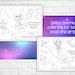 Space Themed Bible Verse Coloring Set of 10, Printable Sunday School ...