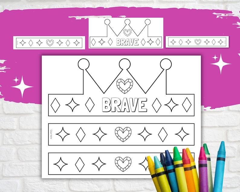 Queen Esther Crown Crafts, Sunday School Activity, Kids Church, Esther ...