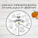Thankful Spinner Coloring Wheel, Thanksgiving/fall Bible Themed ...