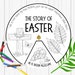 Easter Story Spinner Color Wheel, Sunday School Activity, Kids Church ...