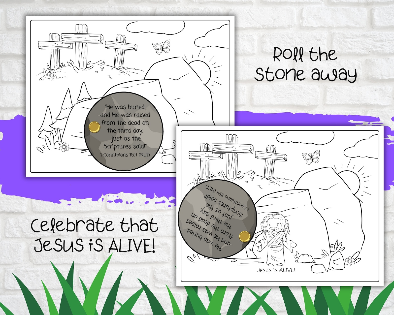 Easter Empty Tomb Craft, Sunday School Activity, Kids Church, Holy Week ...