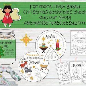 Names of Jesus Advent Paper Chain Activity & Devotional, 24 Names of ...