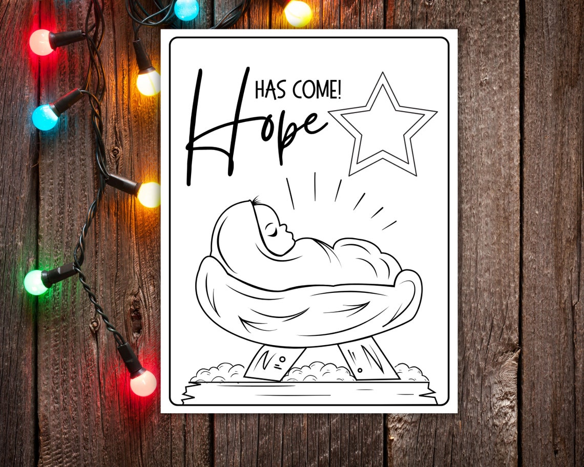 Kids Printable Happy Birthday Jesus Christmas Bible Verse Coloring ...