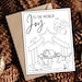 Kids Printable Christmas Cards to Colour, Set of 8, Sunday School ...