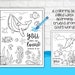 Under the Sea Kids Bible Verse Printable Set of 12 Colouring Pages, Set ...